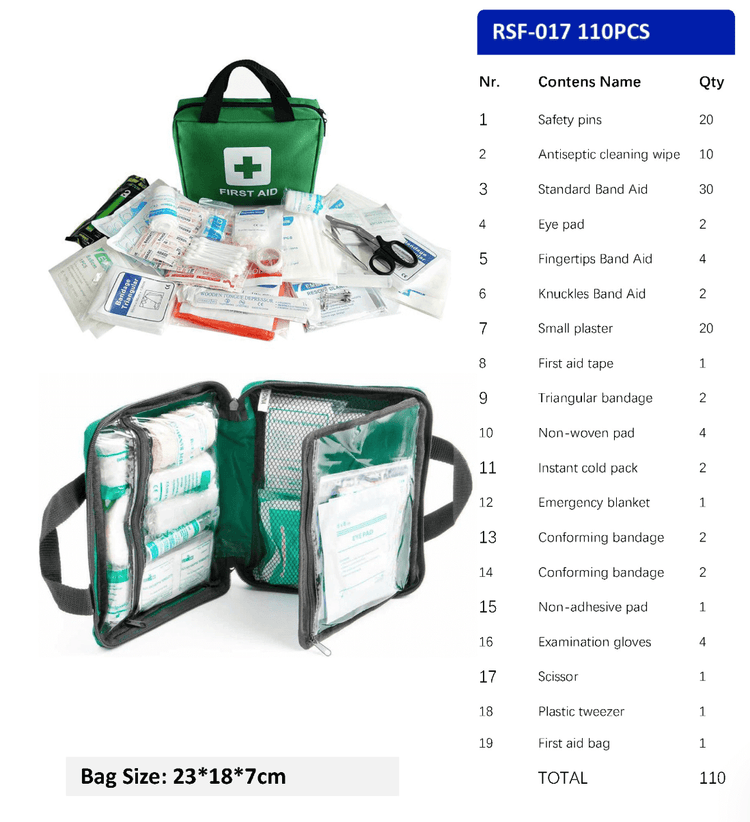 Comprehensive First Aid Kit for Emergency Preparedness – BORNOVA